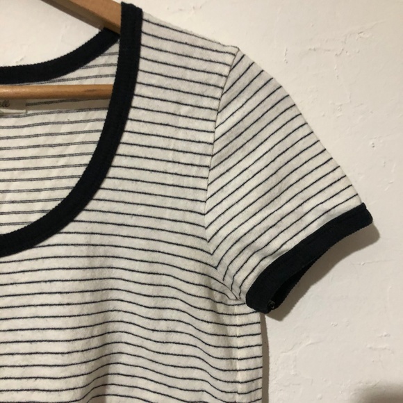 Madewell | Tops | Madewell Short Sleeve Striped Ringer Tee Small | Poshmark